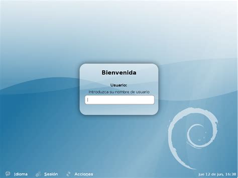 Usuariodebian Gnome Display Manager Gdm