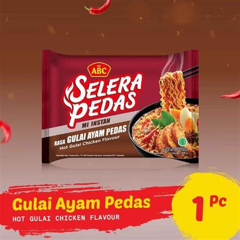 Mie Abc Selera Pedas Mi Instan Kuah Goreng Lazada Indonesia