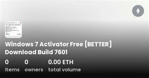 Windows 7 Activator Free [better] Download Build 7601 Collection