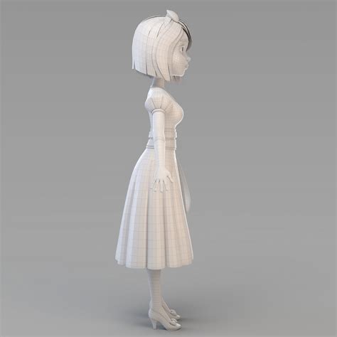 3d Snow Princess Turbosquid 1620768