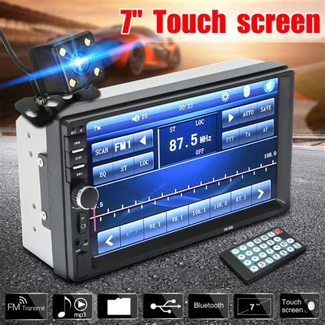 New 7018b 7inch 2din Car Mp5 Player Touch Screen Stereo Radio Mp3 Fm Am