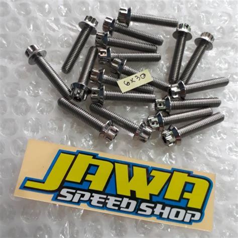 Jual Baut Probolt Stainlis Uk X Atau Baut Drat Panjang Mm Cm Shopee Indonesia
