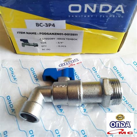 Jual Kran Keran Air Pendek Tembok Taman Cebol Inch ONDA BC Di