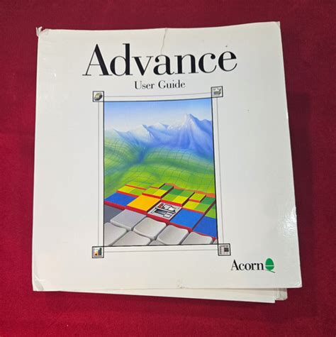 Advance User Guide Acorn Risc Os Ebay Australia