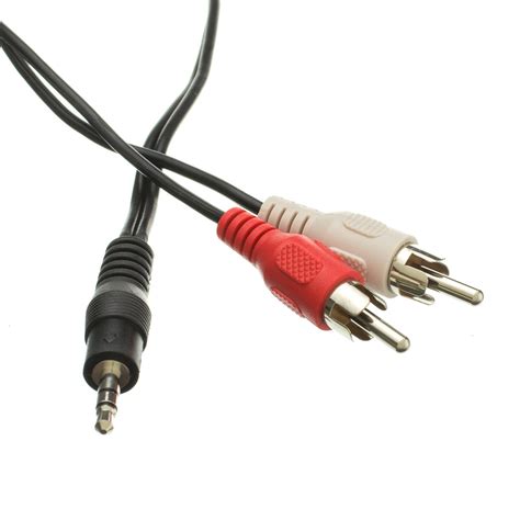 50ft 35mm Stereo To Rca Stereo Cable Male To Male