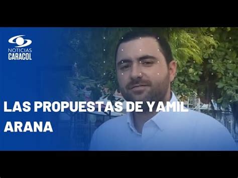 Yamil Arana candidato a la Gobernación de Bolívar en la Plaza Caracol