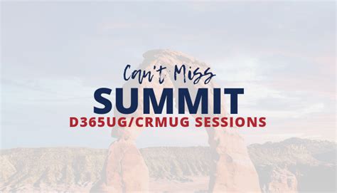 D365ug Crmug Sessions At Summit 2018 Plan To Attend Eone Solutions