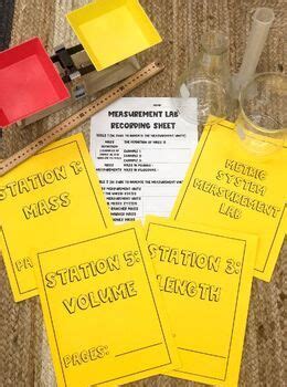 Metric System Measurement Lab Metric System Cooking In The Classroom Lab Activities