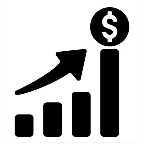 Yield And Stock Icon Concept In Black Filled Color 65777702 Vector Art