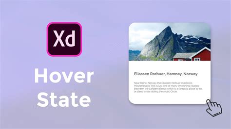 Blog Card Hover State In Adobe Xd YouTube