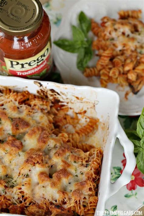 Grilled Chicken Parmesan Pasta Bake The Farm Girl Gabs®