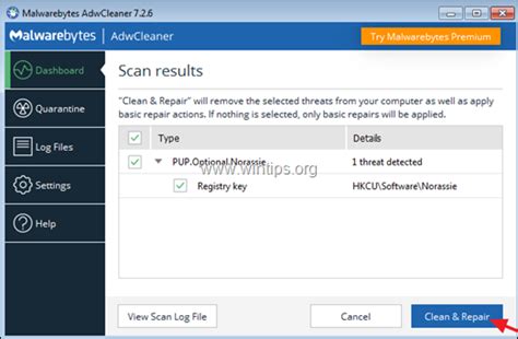 Full Malware Scan Removal Guide To Clean Heavy Infected Computers WinTips Org