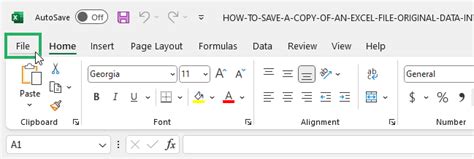 How To Save A Copy Of An Excel File Original Intact Spreadsheeto