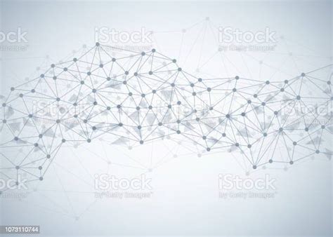 연결 점 들과 라인 추상 기술 배경입니다 데이터 및 기술 개념입니다 인터넷 네트워크 연결 0명에 대한 스톡 벡터 아트 및 기타 이미지 Istock