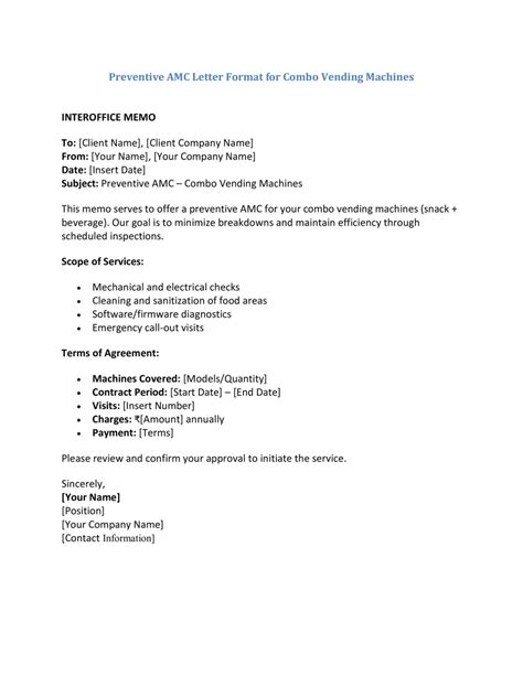 Amc Letter Format For Quotation 5 Templates Download In Word Docx