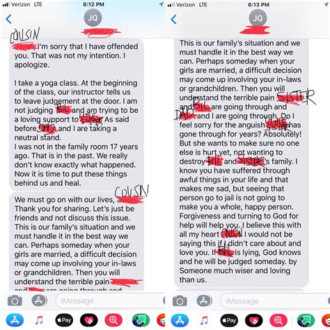 Update Posted About My Bil Molesting My Sister Years Ago Nothing Has
