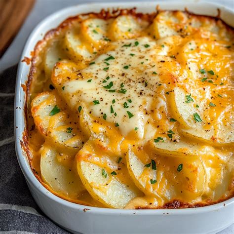 Cheesy Au Gratin Potatoes