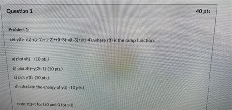 Solved Let Y T Mr T R T R T R T U T U T Chegg Com