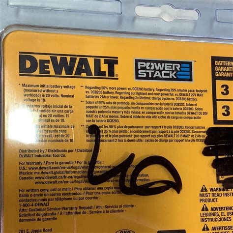 Dewalt Power Stack Rechargeable Battery Habitat For Humanity Greater Ottawa Restore