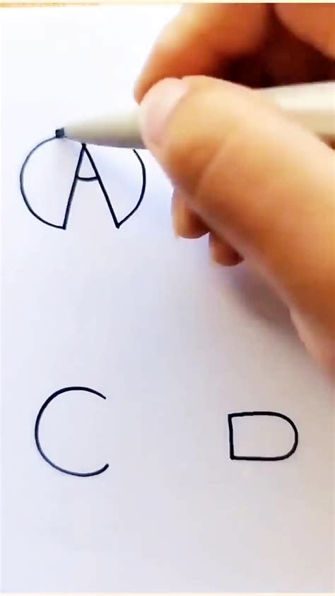 نقاشی کودکانه با حروف انگلیسی ️