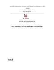 ELG3106 Lab 2 pdf babe of Electrical Engineering and Computer Science École de science
