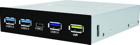 EZDIY FAB USB HUB Internal Front Metal Brushed Panel And