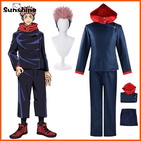 Anime Itadori Yuji Cosplay Jujutsu Kaisen Cosplay Costume Uniform Pants