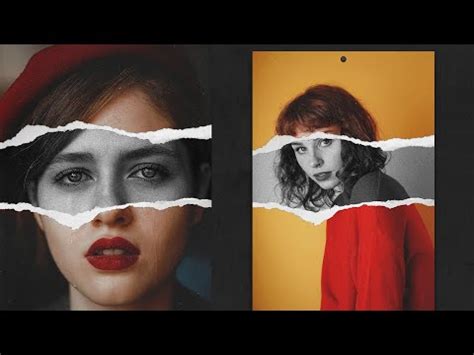 How To Create Ripped Paper Portrait Effect Photoshop Tutorials Artofit