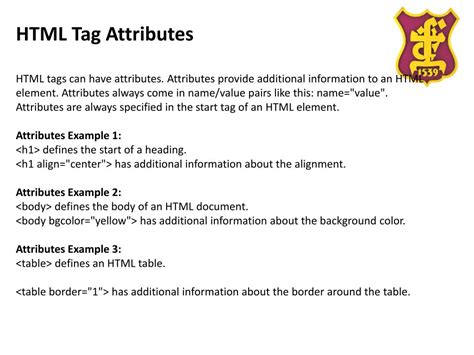 PPT HTML A Brief Introduction Title Of Page PowerPoint Presentation ID