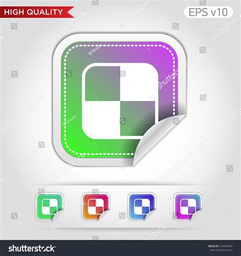 Texture Icon Button With Texture Icon Modern Royalty Free Stock