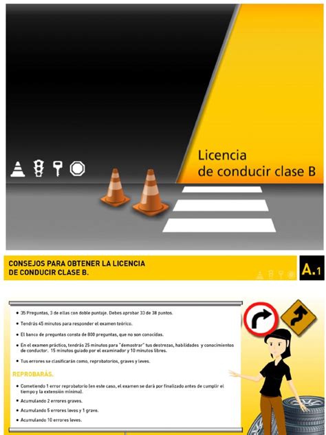 Licencia De Conducir Clase B Pdf