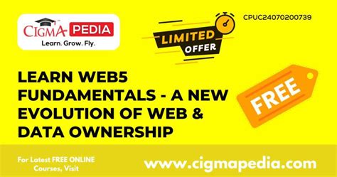 Learn Web Fundamentals A New Evolution Of Web Data Ownership Free