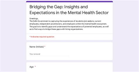 Kashish Bansal On Linkedin Bridging The Gap Insights And Expectations In The Mental Health Sector