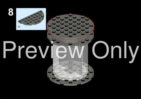 Lego Moc Galaxy Class Warp Core Model By Jameshigson0512 Rebrickable Build With Lego