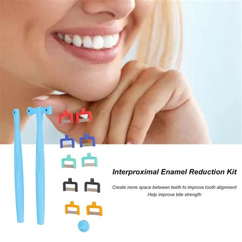 Portable Enamel Reduction Kit For Orthodontic Tooth Alignment Dental