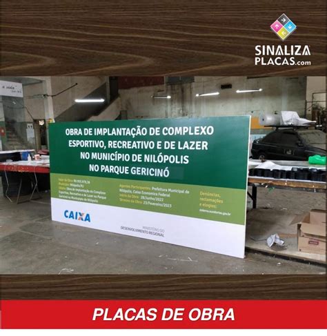 Placas Obras Sinaliza Placas