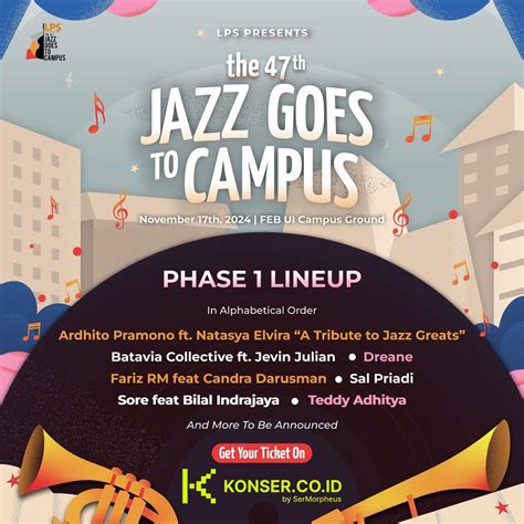 The Th Jazz Goes To Campus JGTC Event Info Depok Terkini