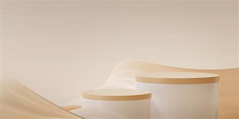 갈색 파운데이션 크림과 받침대 연단의 3d 렌더링 미용 및 화장품 제품의 쇼케이스 배경 주제에 대한 스톡 사진 및 기타 이미지 배경 주제 보습제 소용돌이 모양