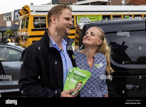 Holten List Leader Sander Smit And Jessika Van Leeuwen Of Bbb During