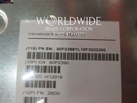 Ibm 80p2388 28d0 Service Processor Assembly For 7029 6c3 7029 6e3 9114