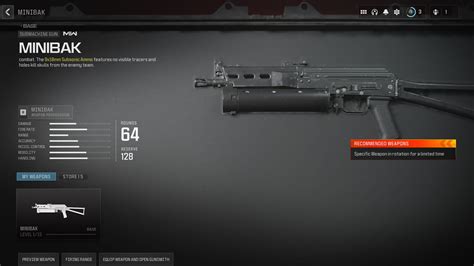 Best Mw3 Minibak Loadout And Class Setup Rock Paper Shotgun