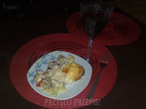 Przepis Zapiekanka Ziemniaczana Z Boczkiem I Pieczarkami