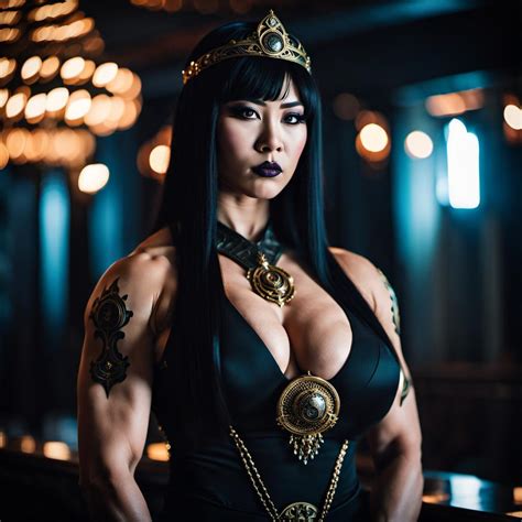 Busty Muscle Asian Goth Empress By Voraciouslupine On Deviantart