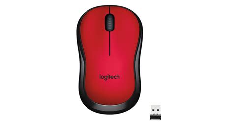 Logitech M Silent Draadloze Muis Rood Coolblue Voor U Morgen In Huis