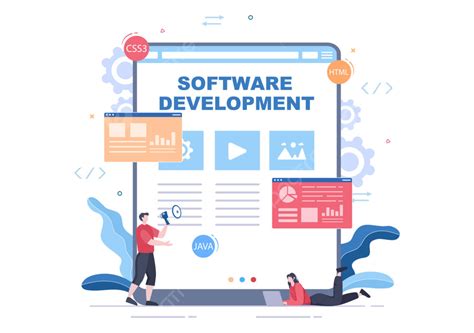 Computer Programming Software Vector Png Images Software Development