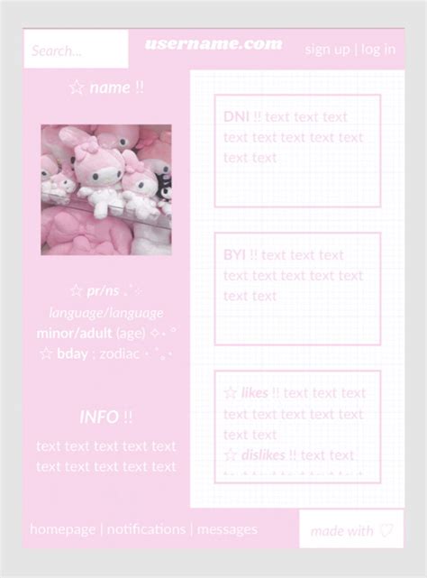 Cute Layouts Profile Layouts And More Everskies