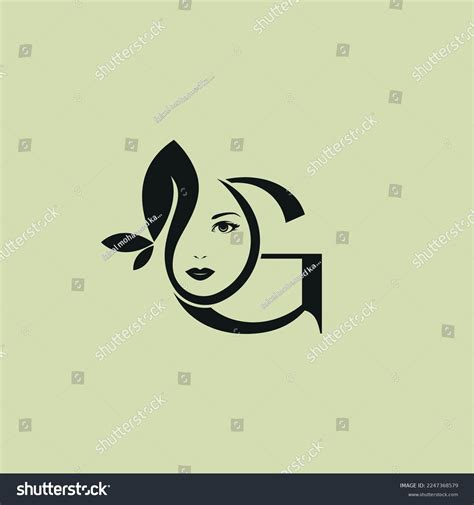 Vector Illustration Monogram Beauty Logo Letter Stock Vector Royalty Free