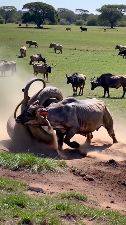 Have You Seen The Scene Of Python Attacking Wild Buffalobigpython