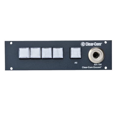 Clear Com Ma 704 Encore Ifb Control Panel Sound Productions
