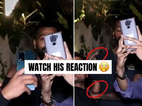 Hardik Pandyas Rude Behavior With Fan Goes Viral Fan Keeps His Hand